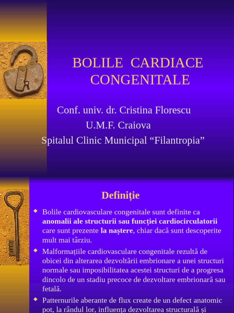 Bolile Cardiace Congenitale | PDF