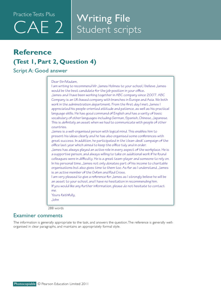 CAE2_WritingFile_Reference_124 | PDF
