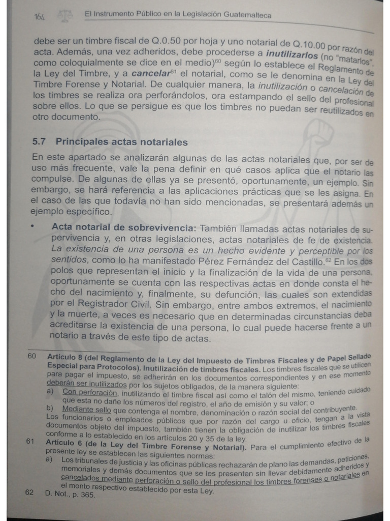 Actas Notariales Mas Comunes | PDF