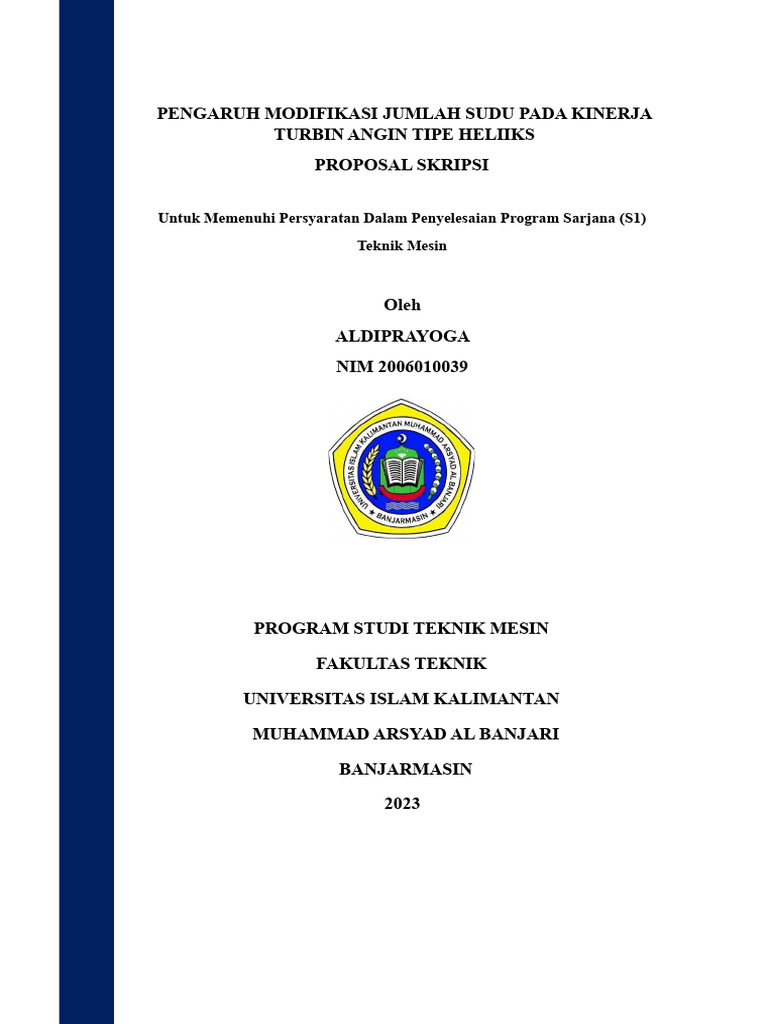 ALDI PROPOSAL 2024 SELESAI MANTAP end | PDF