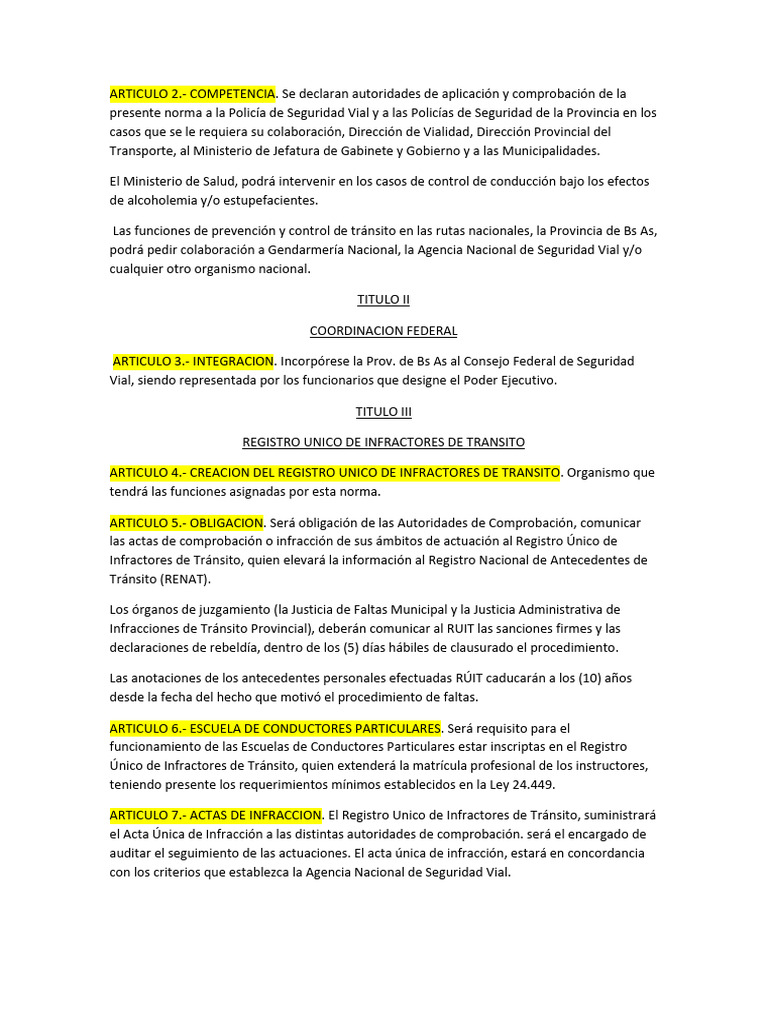 Ley 13927 Resumida | PDF