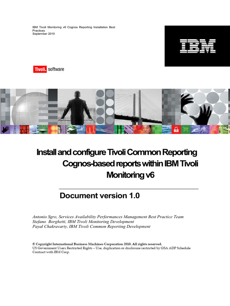 Install and Configure TCR Cognos Reports Within IBM Tivoli Monitoring | PDF