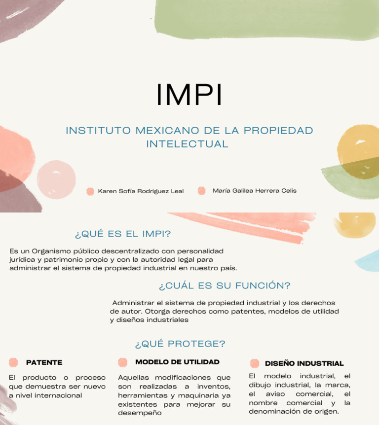 ¿Que Es El IMPI? | PDF