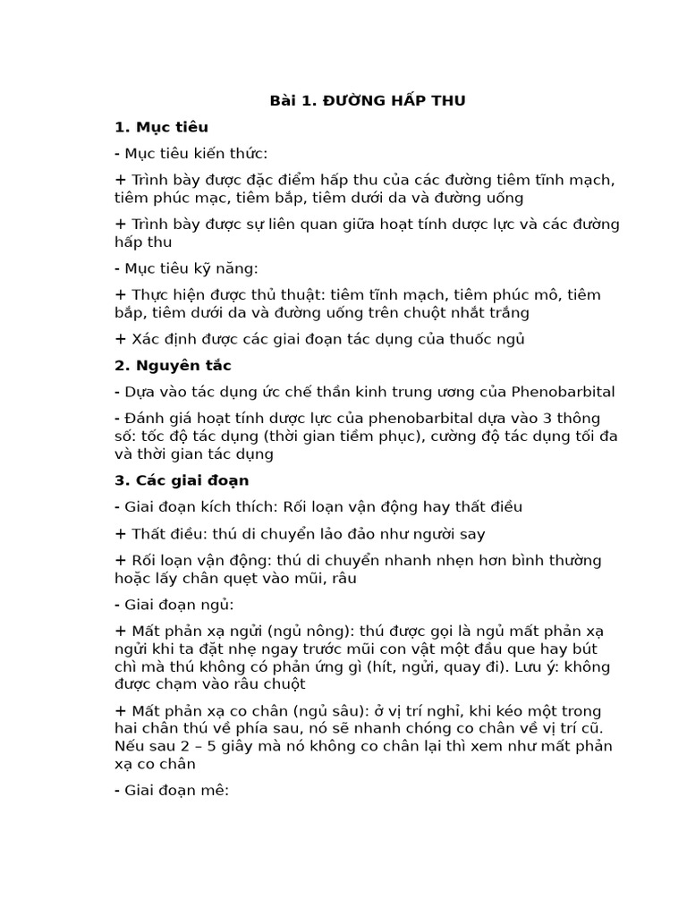 ĐƯỜNG HẤP THU | PDF