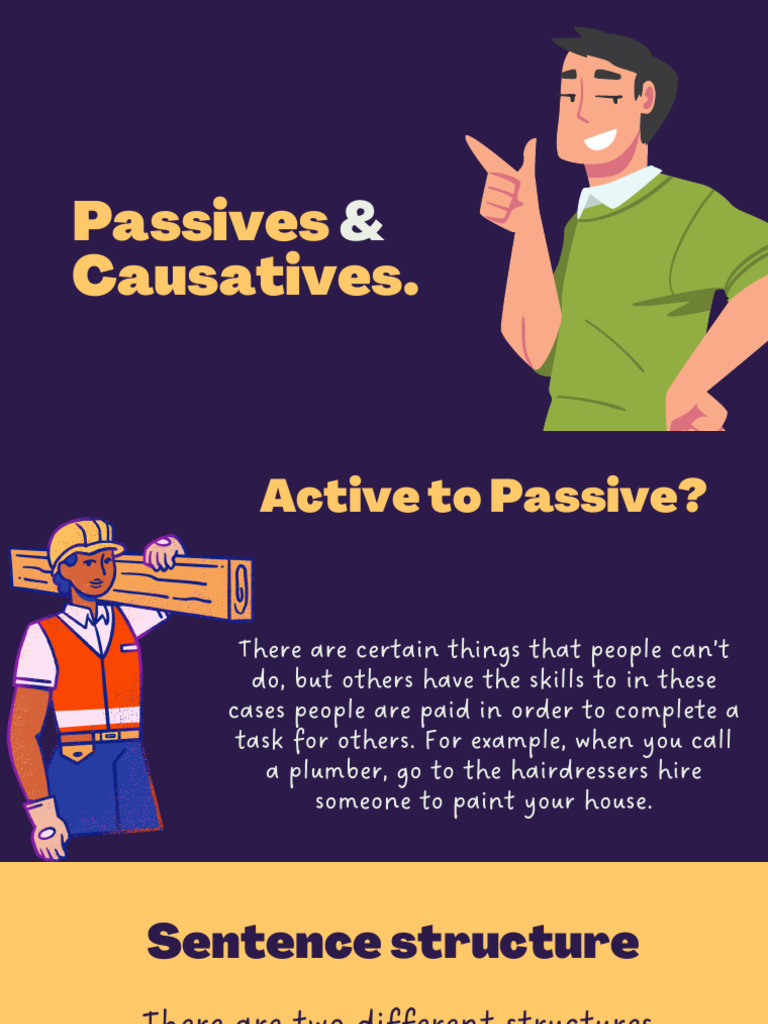 Passive and Causative | PDF