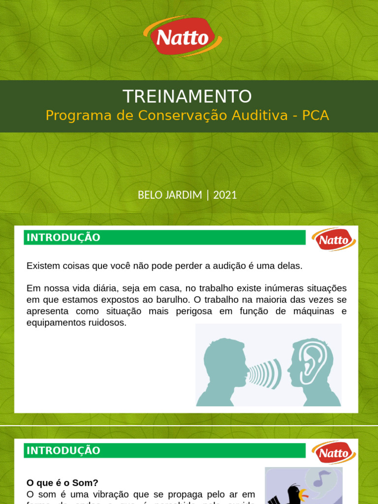 Treinamento PCA | PDF
