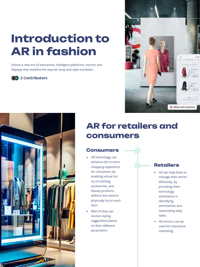 Introduction to AR in Fashion | PDF