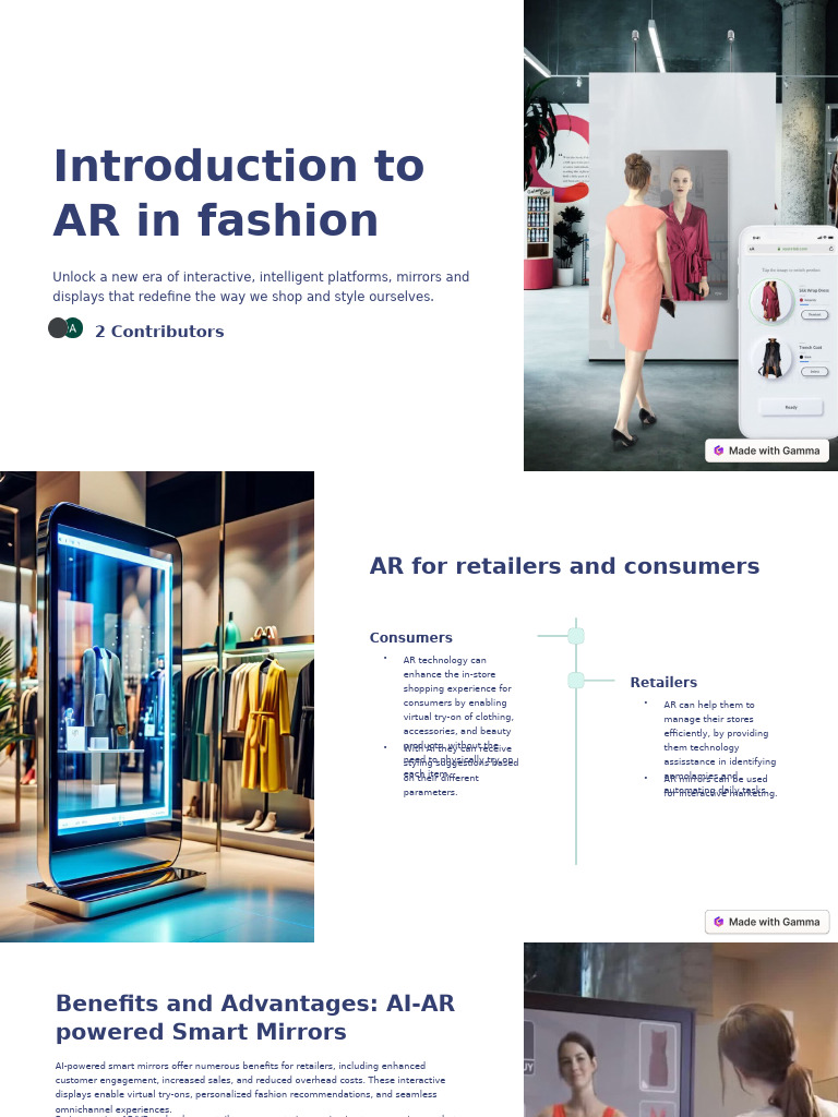 Introduction To AR in Fashion | PDF