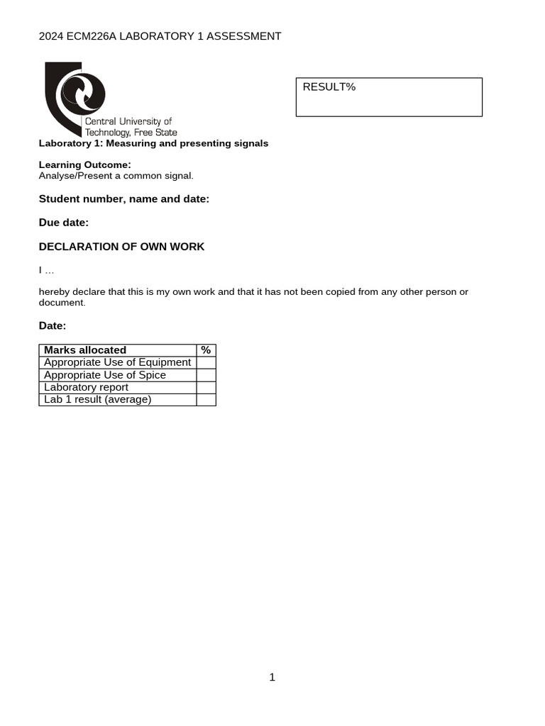 2024 ECM226A LAB 1 Assessment | PDF | Spectral Density | Amplitude