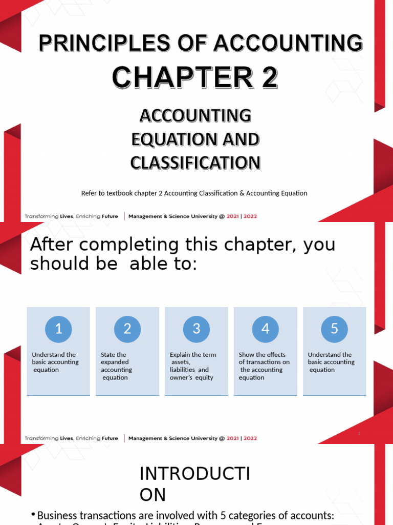 2 Accounting Classification And Accounting Equation Pdf