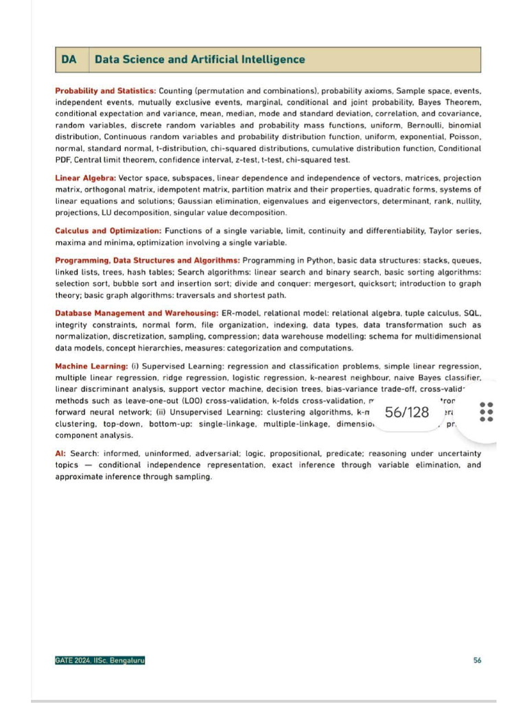 Data Science and Artificial Intelligence | PDF