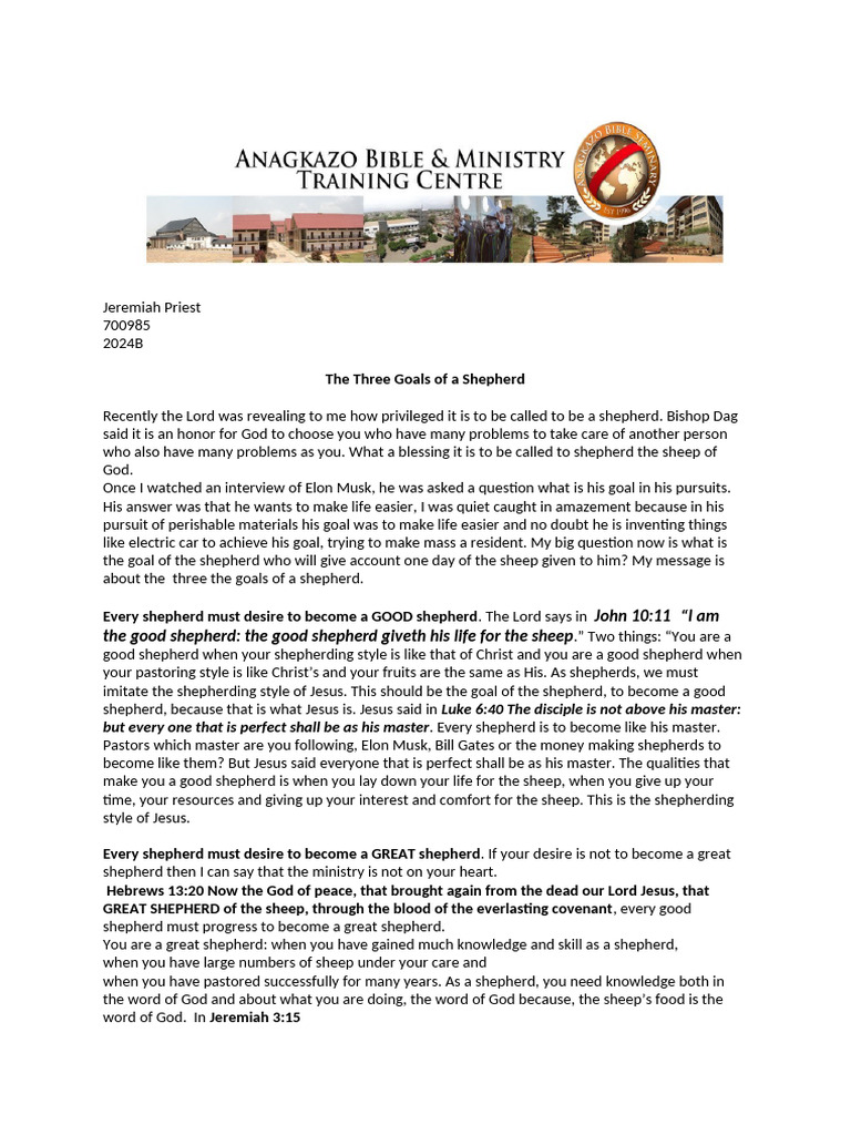 Art of Shepherding | PDF