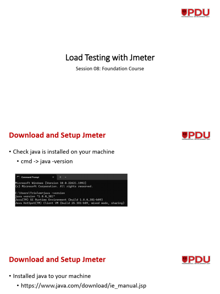 IIT - Load Testing With Jmeter | PDF