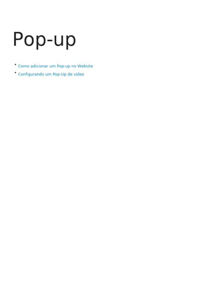 Pop Up | PDF