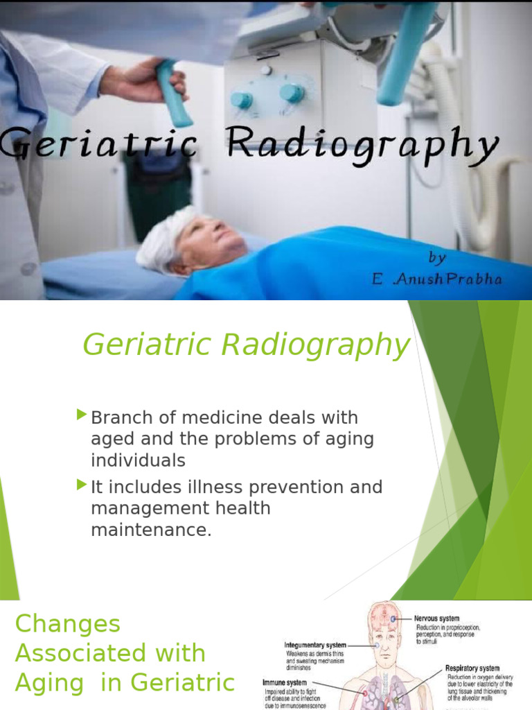 Geriatric Radiography | PDF