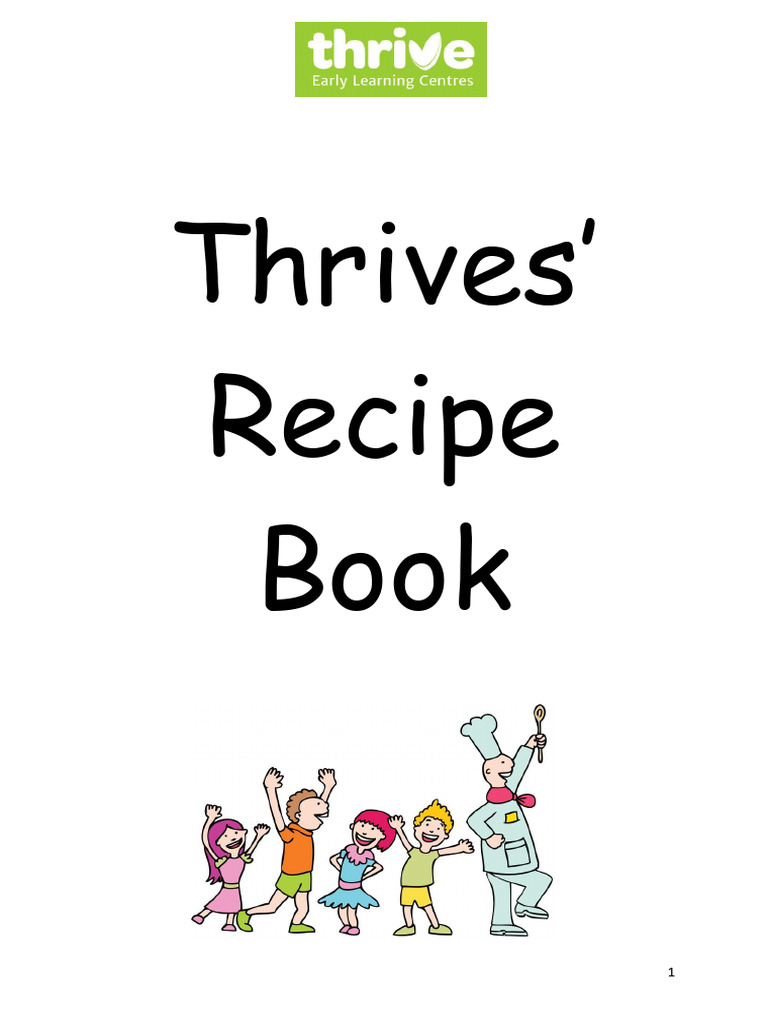 Thriveelcnorthryde 1585713003-Thrives Recipe Book | PDF