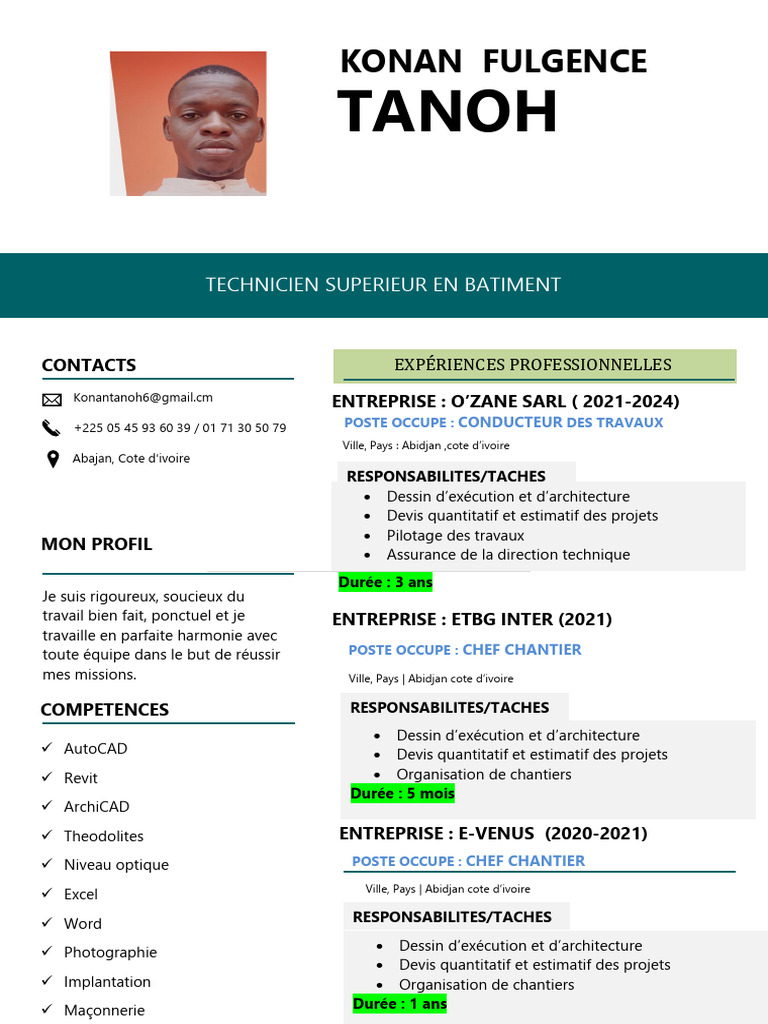 Mon CV | PDF