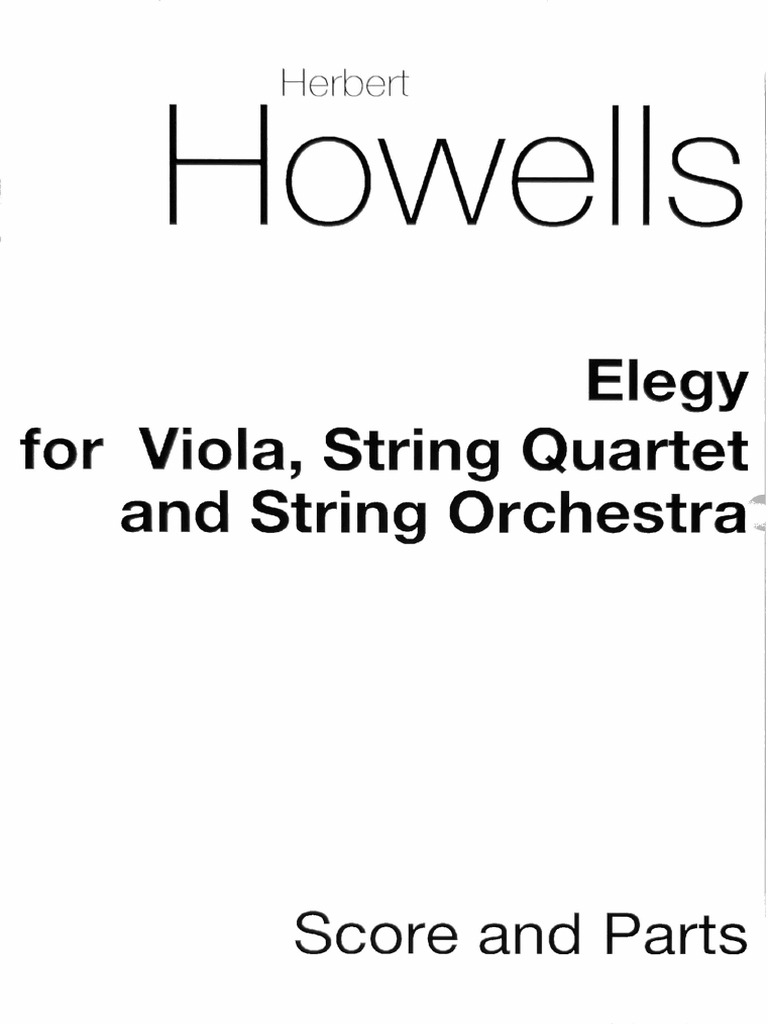 Howells Full Score | PDF
