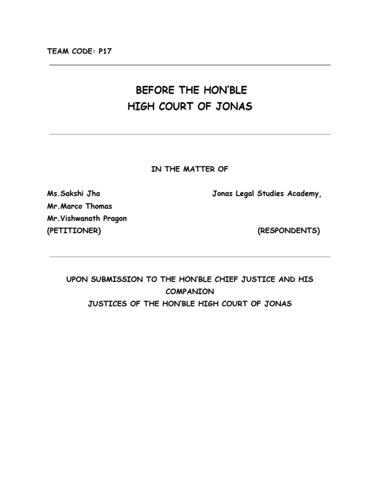 Moot Court Memo | PDF