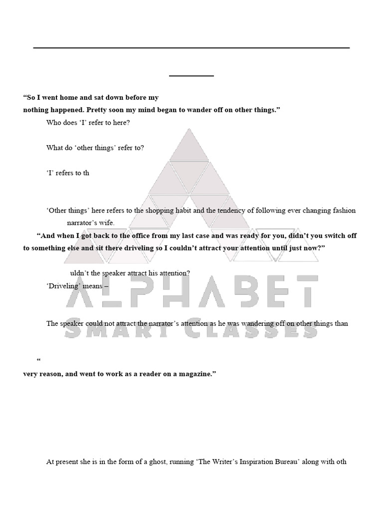 A Shady Plot QnA | PDF