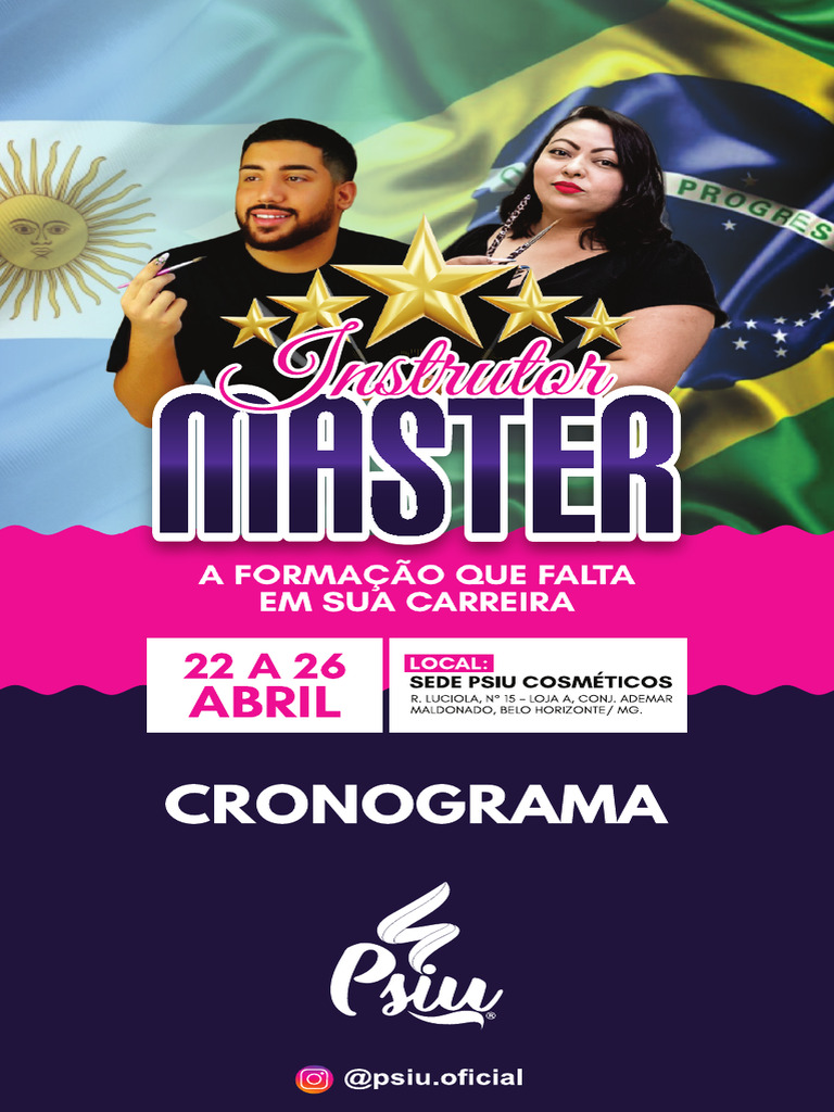 Instrutores Master Psiu 2024 - | PDF