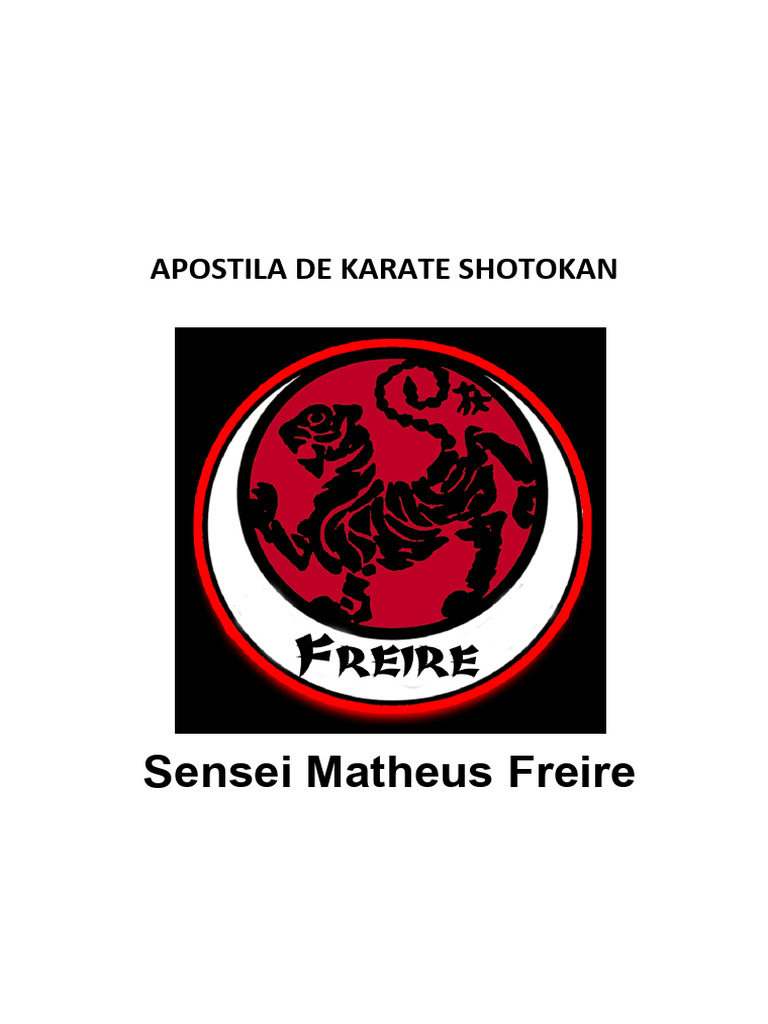 Apostila de Karate Shotokan - Sensei Matheus Freire | PDF