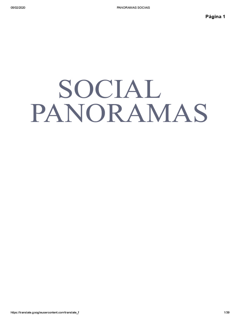 Panorama Social | PDF