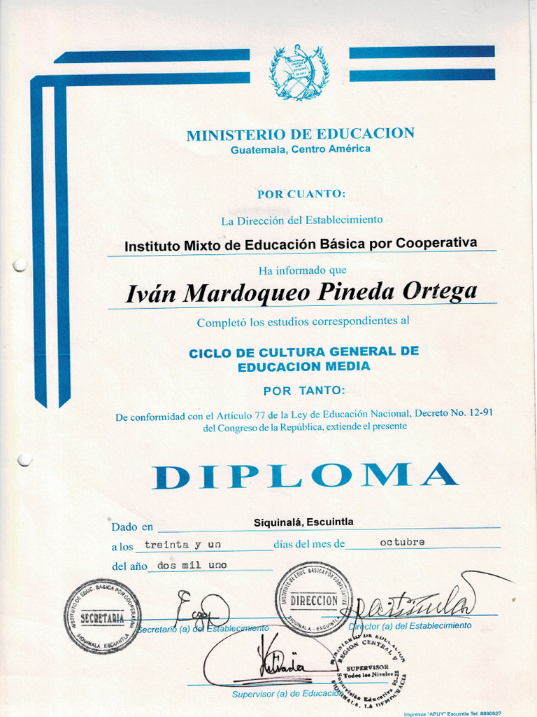 Diplomas | PDF