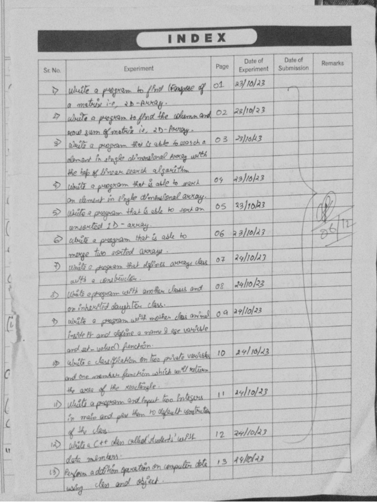 Computer Practical Class XII | PDF