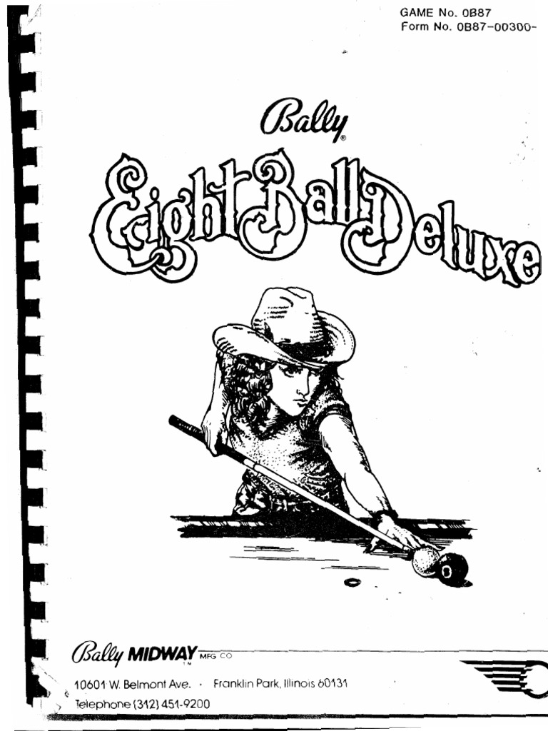 Bally Eight Ball Deluxe | PDF