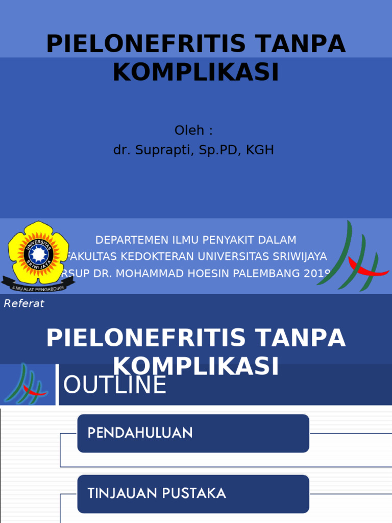 Pielonefritis Tanpa Komplikasi | PDF
