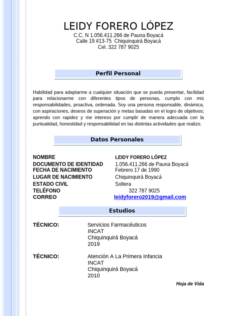 Leidy Forero Lopez | PDF