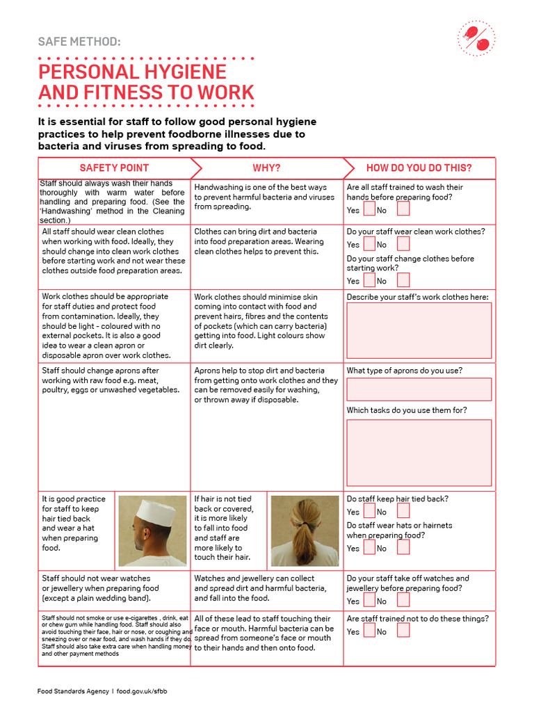 SFBB Personal Hygiene | PDF