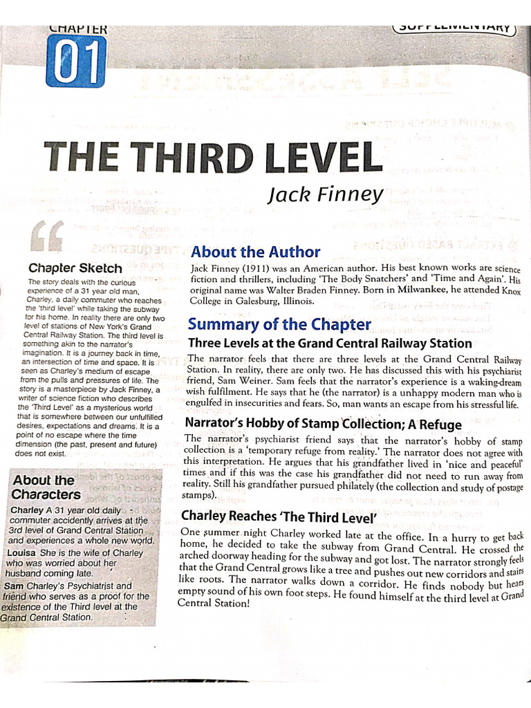 The Third Level Notes | PDF