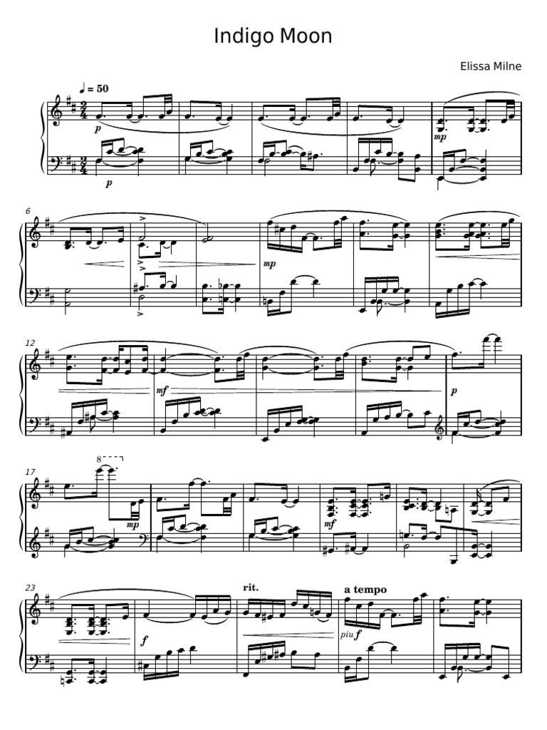 Indigo Moon - Elissa Milne | PDF