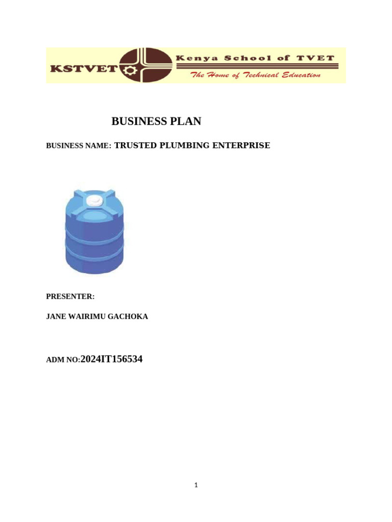 Kstvet Jane Business Plan | PDF