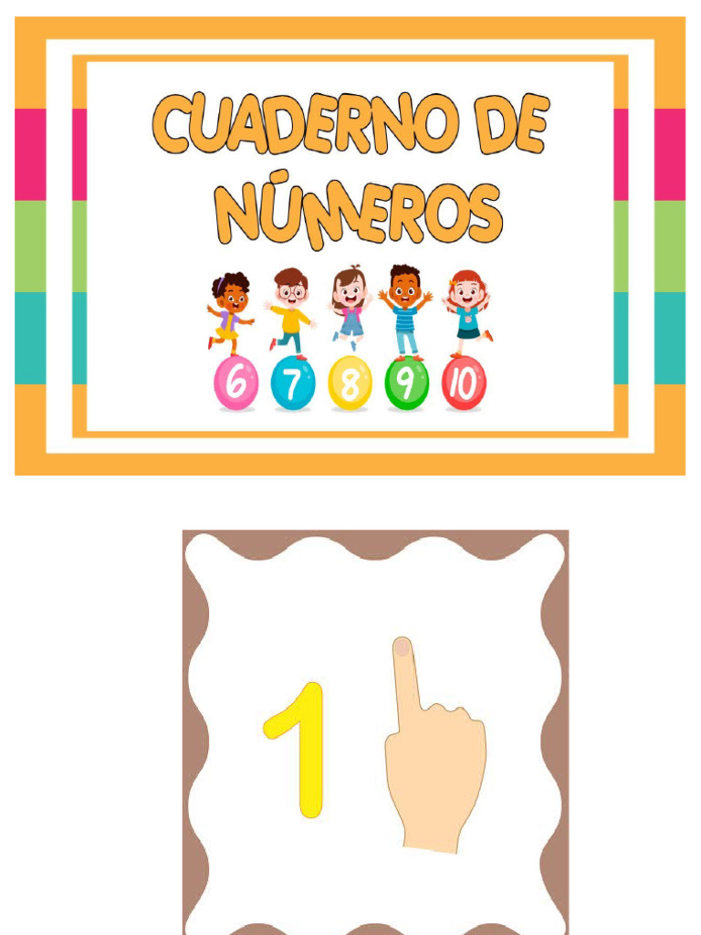 Libro de Números Del 1 Al 10 | PDF