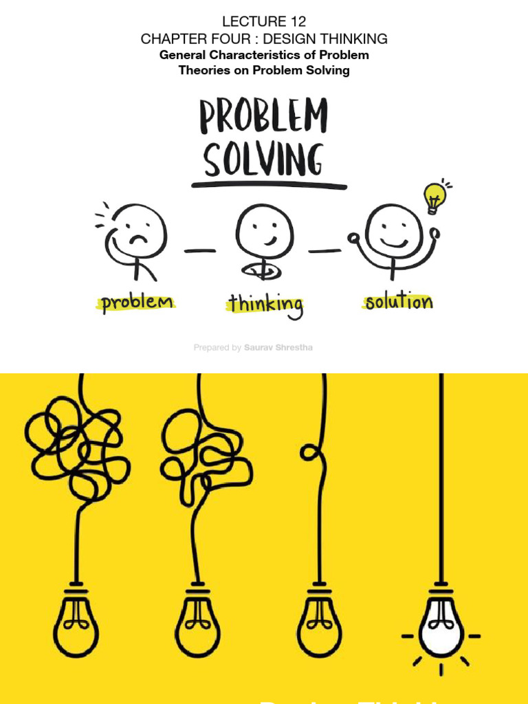 CH4 - L12 - Design Thinking - Charecteristics of Problem and Theories ...