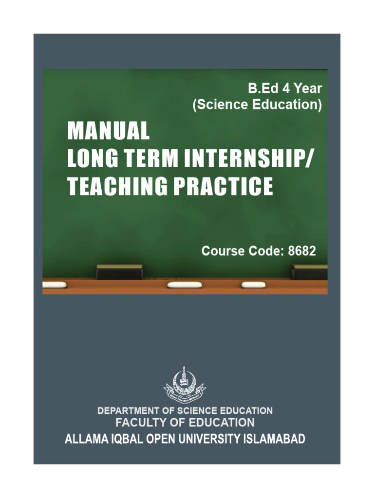 8682 Manuel Long Term Internship B.ed | PDF