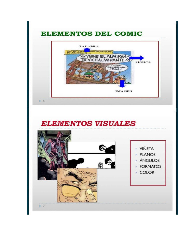 Elementos Del Cómic | PDF