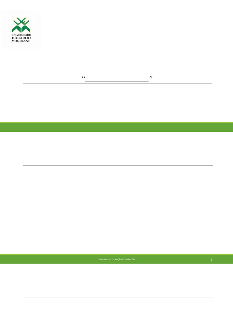 AULA 01 - Introducao As Vibracoes | PDF AULA 01 - Introducao As Vibracoes | PDF