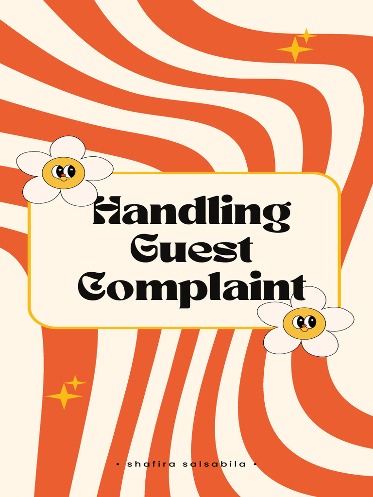 Handling Guest Complaint | PDF