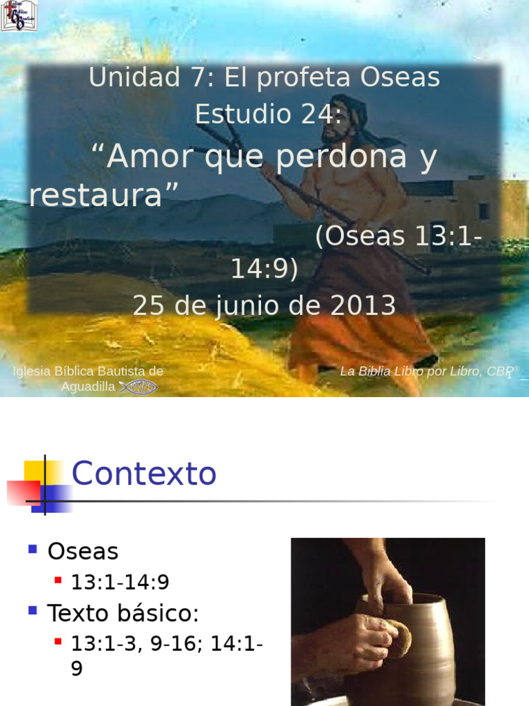 24 Amor Que Perdona y Restaura | PDF | Pecado | Biblia