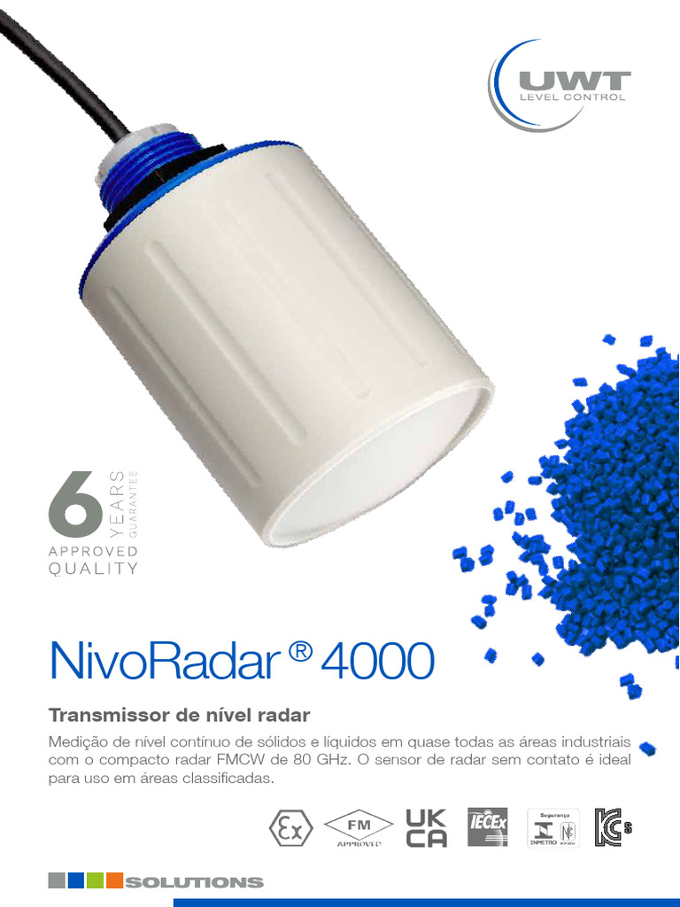 NR4 NivoRadar® 4000 - Apresentação UWT Level Control - PB - PT | PDF ...