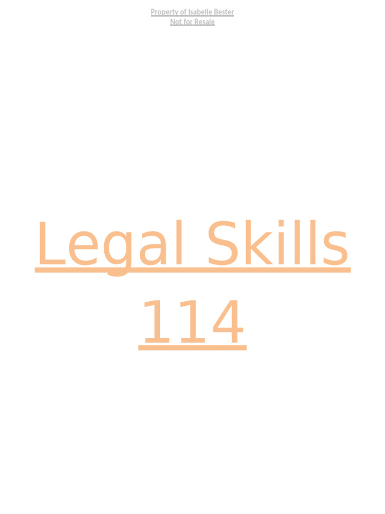 LS 114 - Notes | PDF