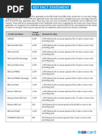 Mitc English | PDF | Credit Card | Financial Services