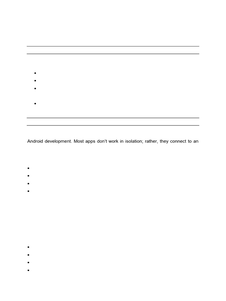 Android Networking, Web and Telephony and API | PDF