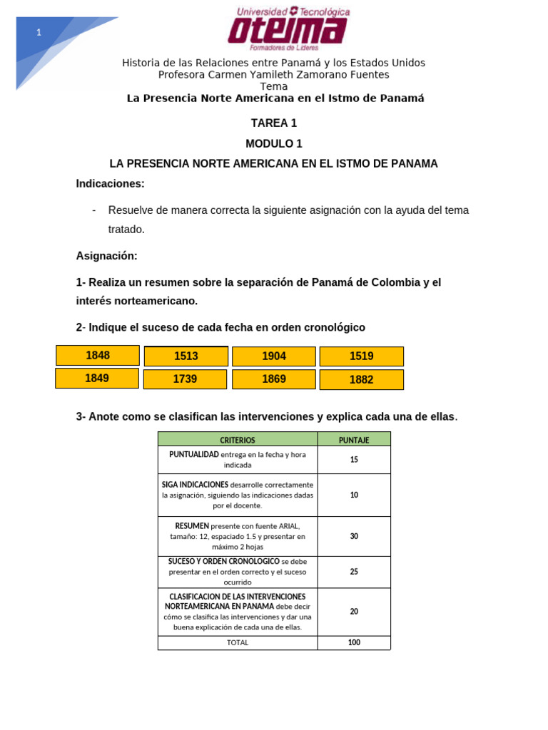 TAREA 1 - Modulo 1 | PDF