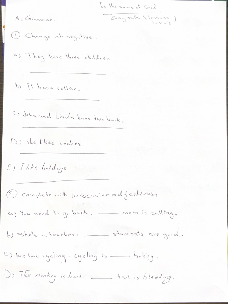 Easy Talk Lesson1.2.3 | PDF