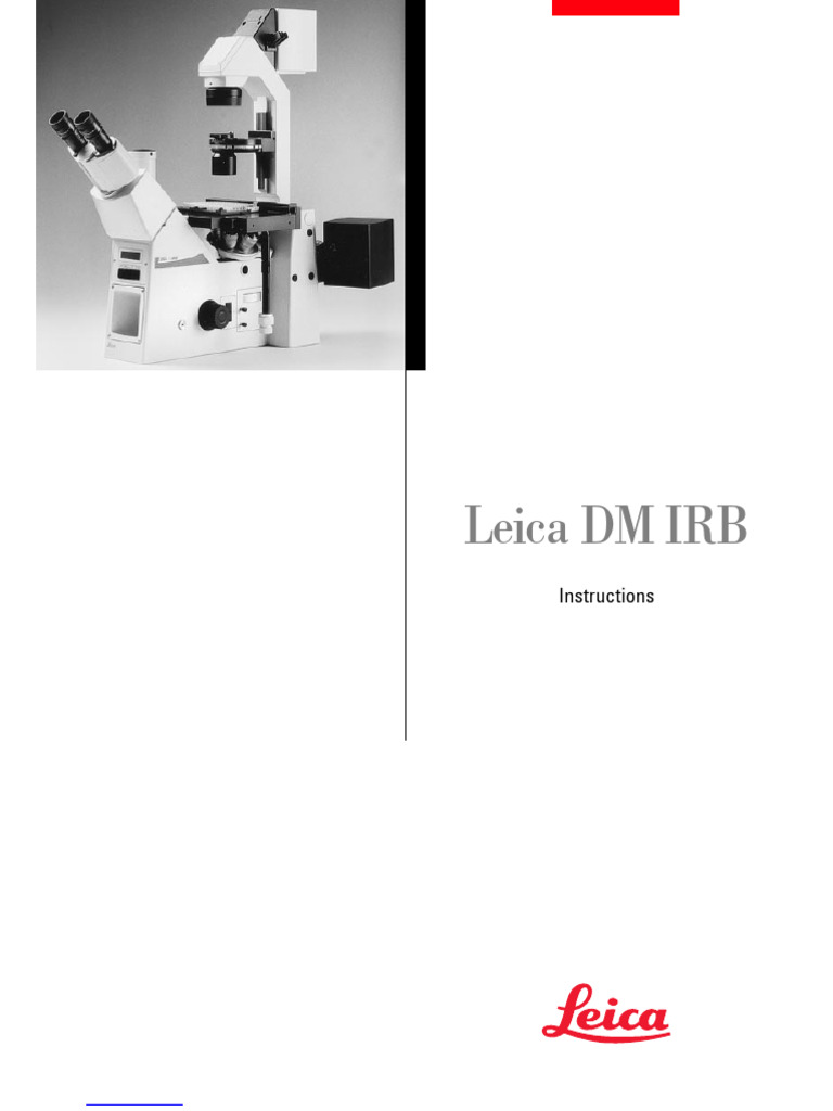 Leica DM IRB Manual | PDF
